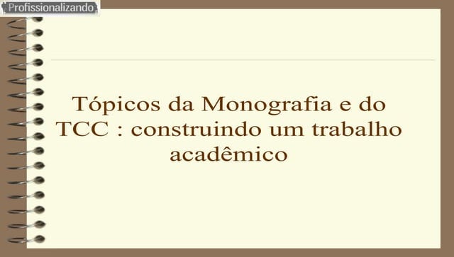 Dicas Apresentar TCC | PPT