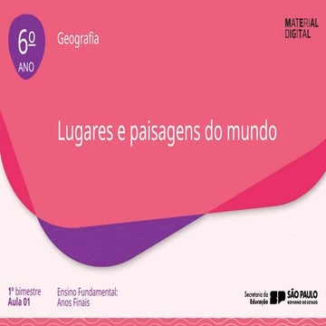 AULA 1 - GEOGRAFIA E AS PAISAGENS DO BRASIL | PPT