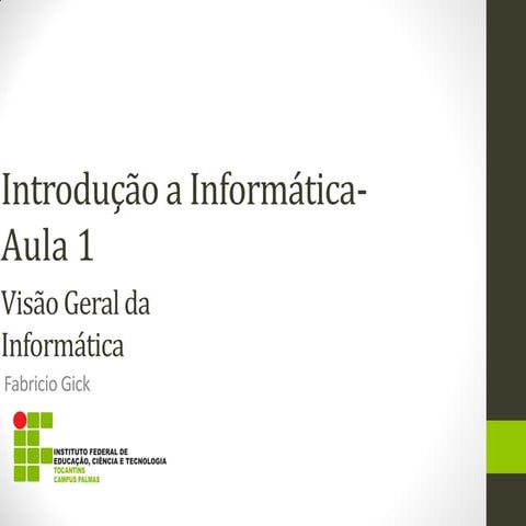 Introdução Completa à Informática: História, Conceitos e Aplicações | PDF