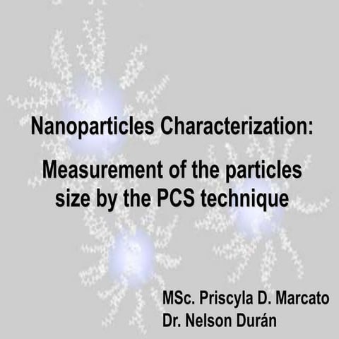 Particles size analysis and light scattering methods | PPT