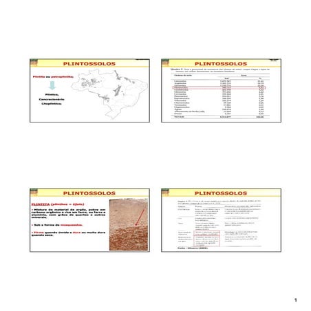 Aula 13 organossolos, gleissolos e plintossolos 08-11-2013 | PDF