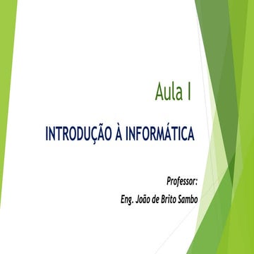 Aula 1 introdução a informática | PDF
