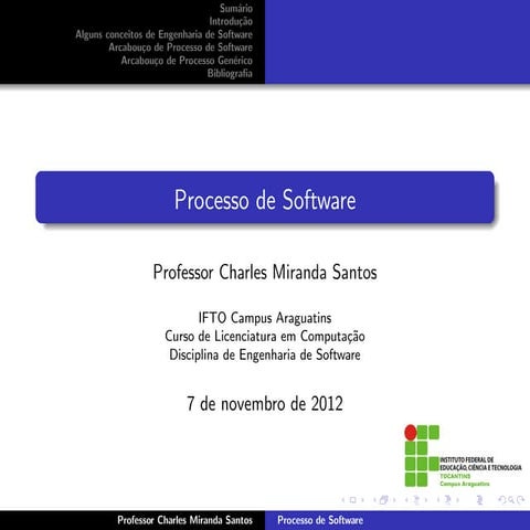 Processo de Software | PDF