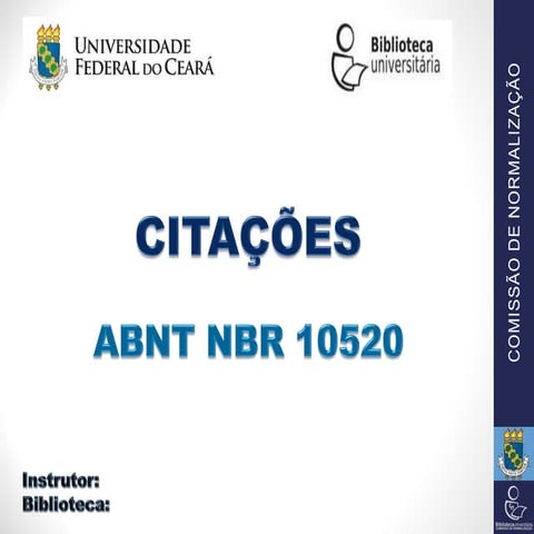 Slide= Normas da ABNT | PPT
