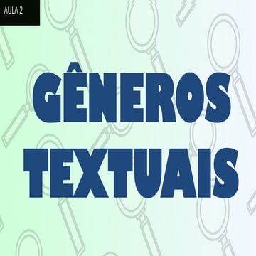 Explorando os diversos gêneros textuais. | PPTX