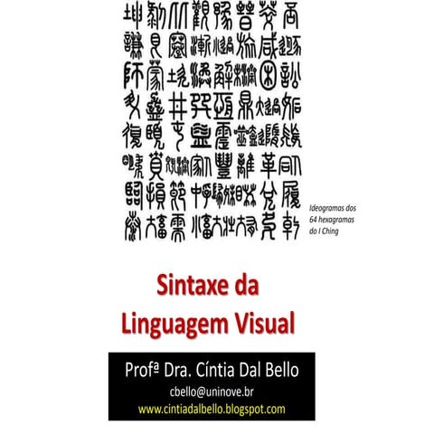 LINGUAGEM VISUAL | CONTRASTE | PPSX