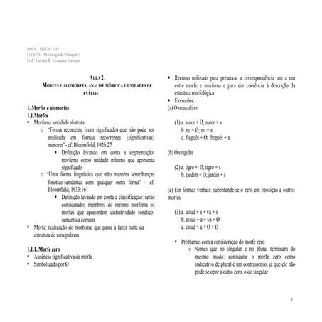 Aula2_MorfesAlomorfesaAnaliseMorficaUnidadesdeAnalise.pptx | Download Gratuito