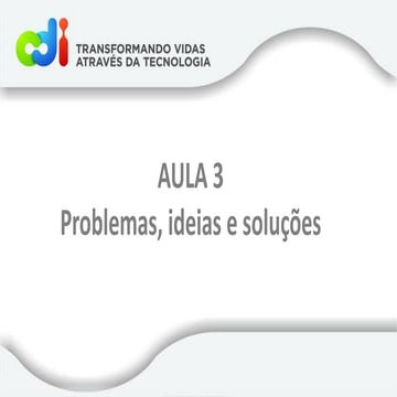 Aula 3 ideias | PPT