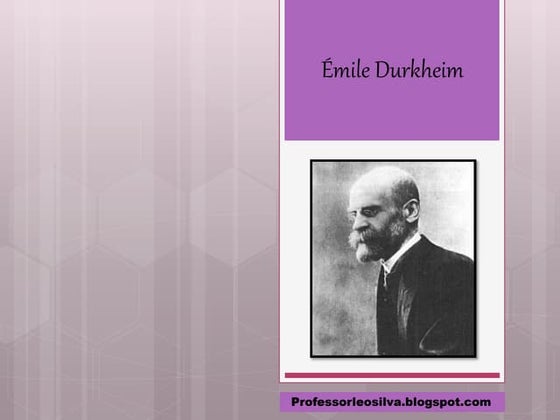 Mapa mental - Augusto Comte, Emile Durkheim e Marx Weber | PPT