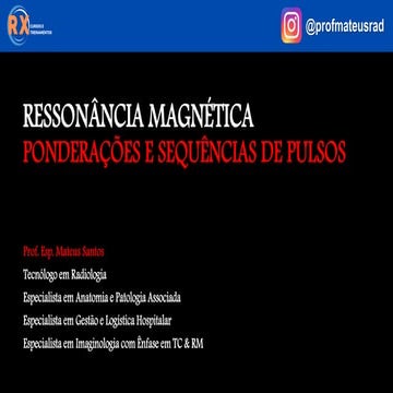 AULA 1 RM - FÍSICA APLICADA aula de rm s | PDF