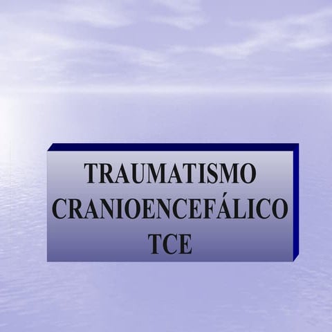 Aula Trauma cranio encefalico para enfermagem | PPT