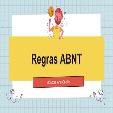 Slide= Normas da ABNT | PPT