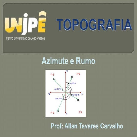 Aula azimute e rumo7 | PPT