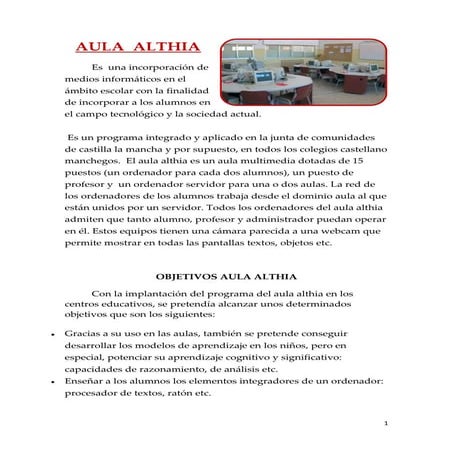 Aulas althia | DOCX