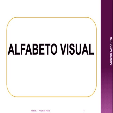 Alfabeto Visual_Introdução ap Alfabeto Visual | PDF