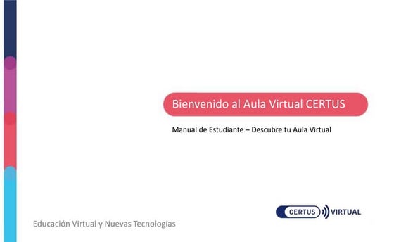 Aula Virtual CERTUS - Manual Docente - 1. Comunicaciones | PDF ...
