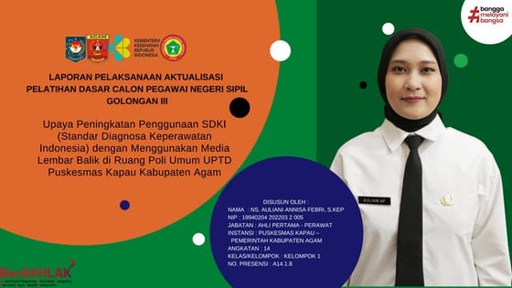 ppt laporan aktualisasi cpns kemenkes perawar | PPTX