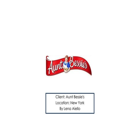 Aunt Bessies Logo Aunt Bessie's Sticky Toffee Pudding Porter