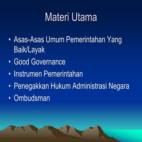 ASAS-ASAS UMUM PEMERINTAHAN YG BAIK (AUPB) | PPT