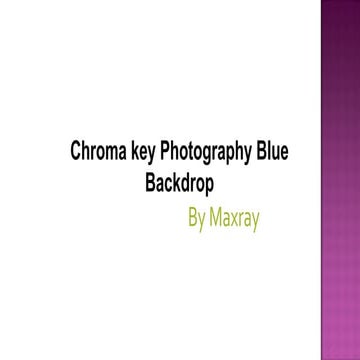 Chromakey Blue Screen | PDF