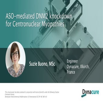 ASO-mediated DNM2 knockdown for Centronuclear Myopathies | PPTX