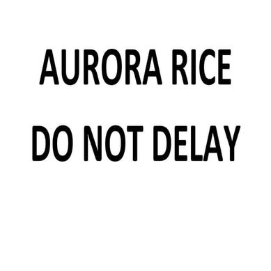 Aurora rice | DOCX