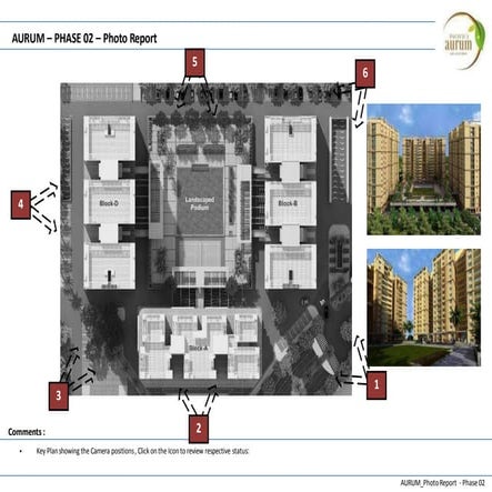 Aurum Pride Towers construction progress photos | PDF