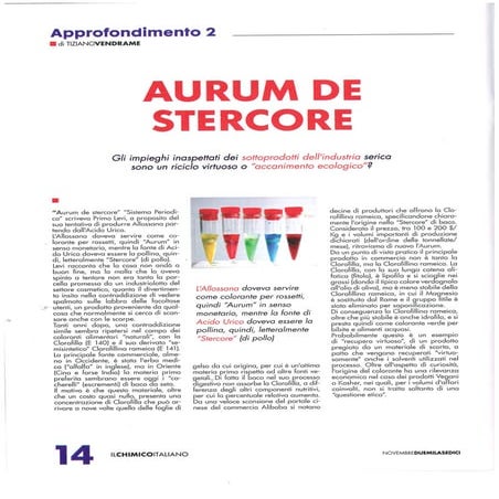 Aurum de stercore | PDF