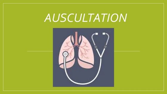 Approach to Lung sounds | PPT