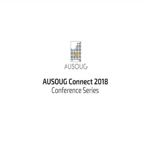 Ausoug Connect 2018 Modern Apex Application Ppt