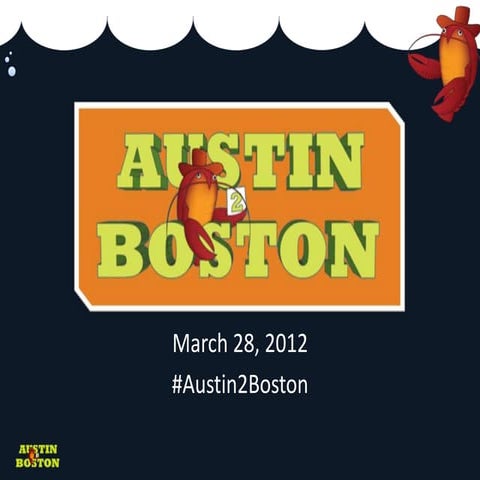 Austin2Boston: Sharing Learnings from SXSWi 2012 | PPTX