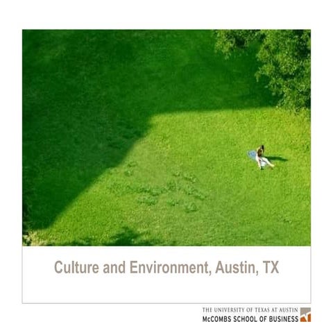 Austin, Texas Living Environment | PPT