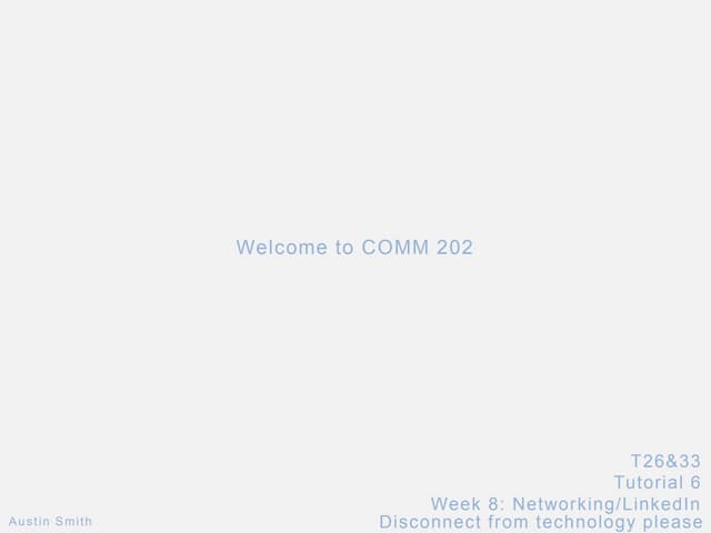 Tutorial 6 Linkedinnetworking Event Ppt