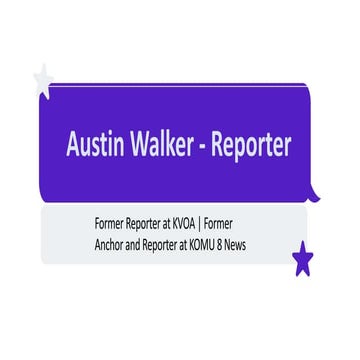 Austin Walker (Reporter) - Hardworking and Dedicated Professional | PDF