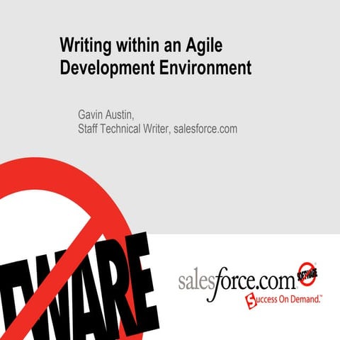 Writing Within An Agile Development Environment Ppt 6374