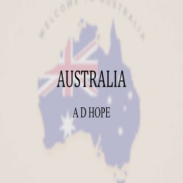 AUSTRALIA poem by A.D.Hope (Australia).pptx