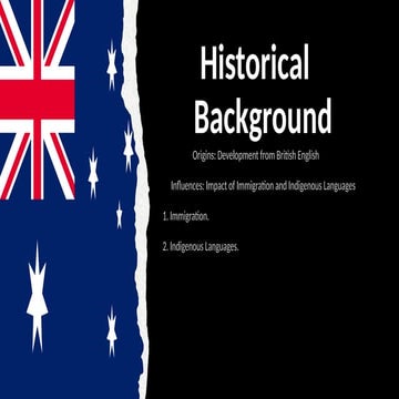 Australian English vs. Standard British English | PDF