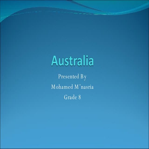 Australia Geography Project 97 93 Final | PPT | Australia and Oceania ...