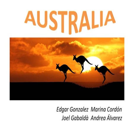 Australia country presentation introduction | PPTX