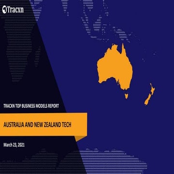 Tracxn - Australia and New Zealand Tech - Top Business Models - Mar ...