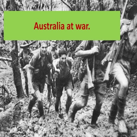 Australia at war world war 2- year 9 history | PPTX