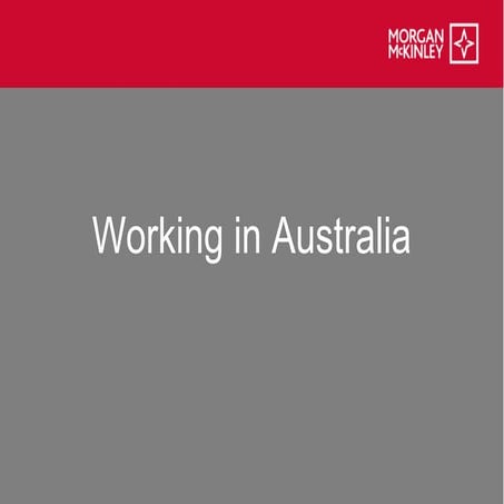 Living and Working in Australia | PPT