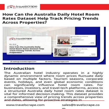 Australia Daily Hotel Room Rates Dataset to Track Pricing Trends.pptx