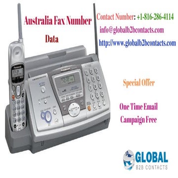 Australia fax number list | PPT