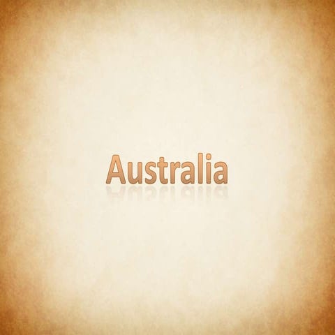 Australia (geography) | PPT
