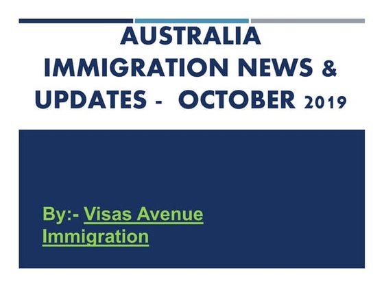 Canada Immigration News this Week August 2019 | PPT