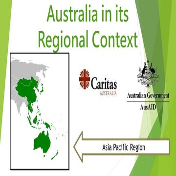 Australia in its region | PPT