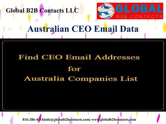 Beauty and spa email data | PPTX | Email | Internet
