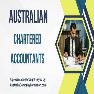 The Services of Australian Chartered Accountants | PDF