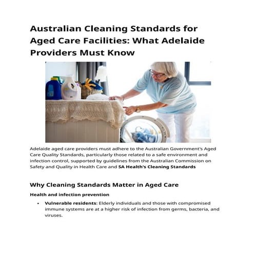 Australian Cleaning Standards for Aged Care Facilities.docx